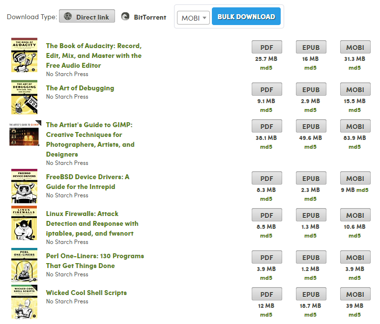 Humble Book Bundle: Linux & BSD Bookshelf – pakiet z No Starch Press (i ...