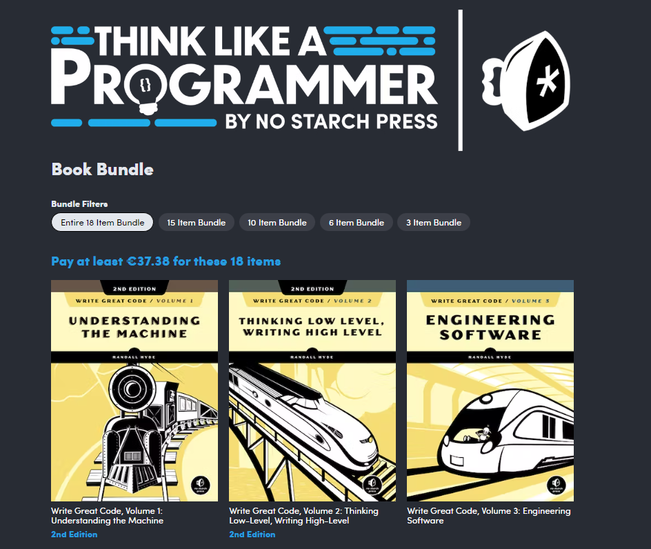 Humble Book Bundle: Think Like a Programmer – kolejny mocny pakiet z wydawnictwa No Starch Press ...