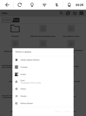 Aplikacja Reflow Reader do czytania PDF na nowych czytnikach inkBOOK ...